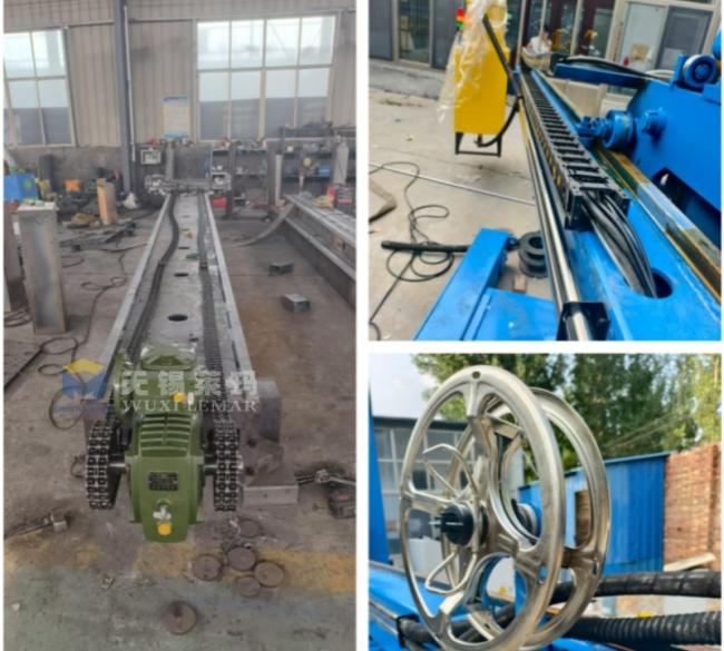HJ6060 Welding Manipulator in industrial setting