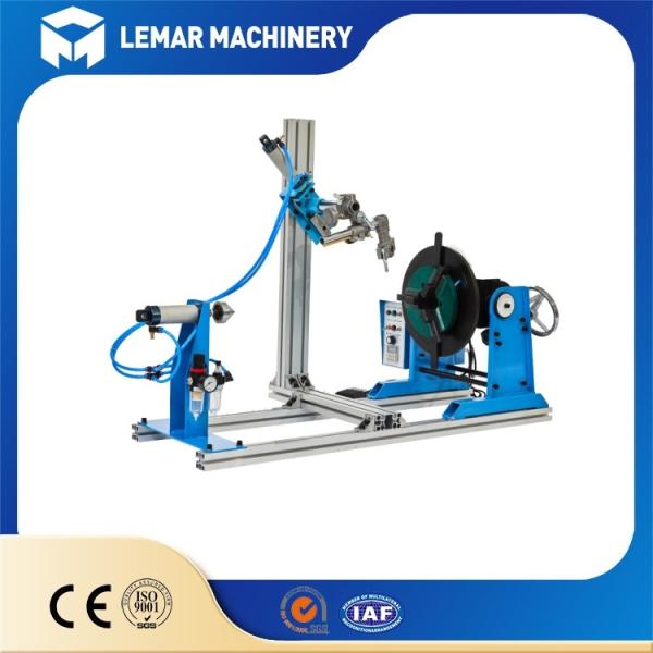 Quality 100kg Rotary Welding Positioner Turntable 0.2-2.5r/Min Pneumatic Welding Torch Holder for sale