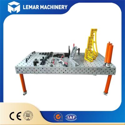 China D16 Welding Table Heavy Duty Steel Frame Featuring Heat Resistant Surface and Adjustable Clamps for sale