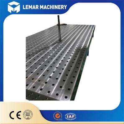 China Ultra heavy duty 5-sided welding table system with 28 mm diameter boreholes for sale