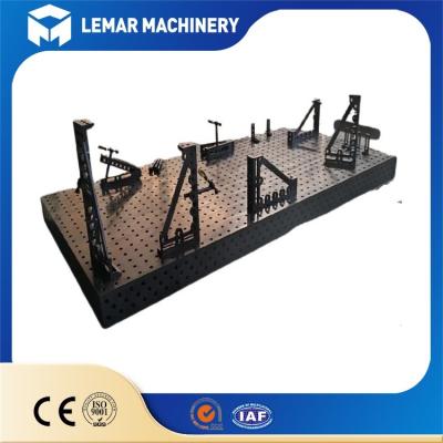 China 25mm 3D Welding Fixture Table HRC60 Hardened Alloy Tool Steel Surface Fab Table for sale