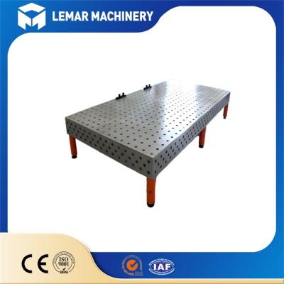 China Robust Grid Welding Fixture Table D28 3D Welded Steel Table Industrial Use for sale