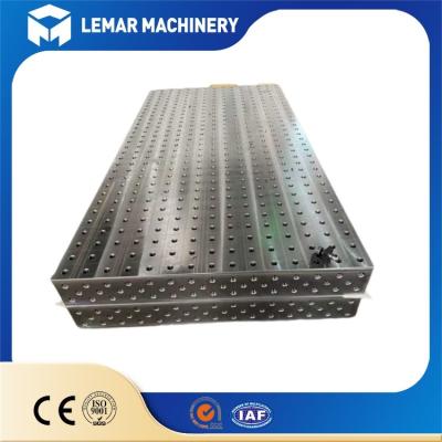 China 3D Welding Fixture Table D28  High Density Cast Iron Welding Table Industrial Grade for sale