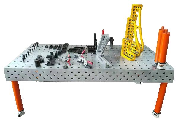 Quality Modular fabrication tables for precise welding and assembly work for sale