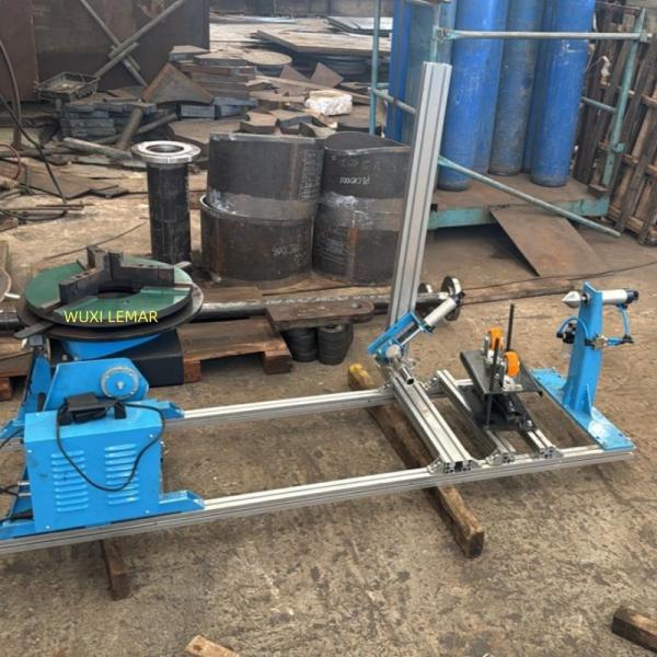 Quality 100kg Rotary Welding Positioner Turntable 0.2-2.5r/Min Pneumatic Welding Torch for sale