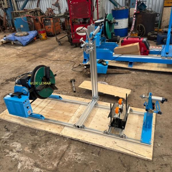 Quality 100kg Rotary Welding Positioner Turntable 0.2-2.5r/Min Pneumatic Welding Torch for sale