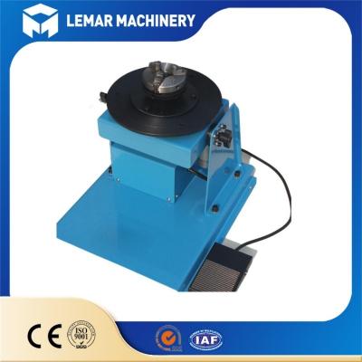 China 10kg Small Rotary Welding Table Positioner For Stainless Steel Corrugated Pipe Welding for sale