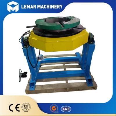 China CNC 600kg Loading Rotary Welding Positioner 365mm Hole Benchtop for sale