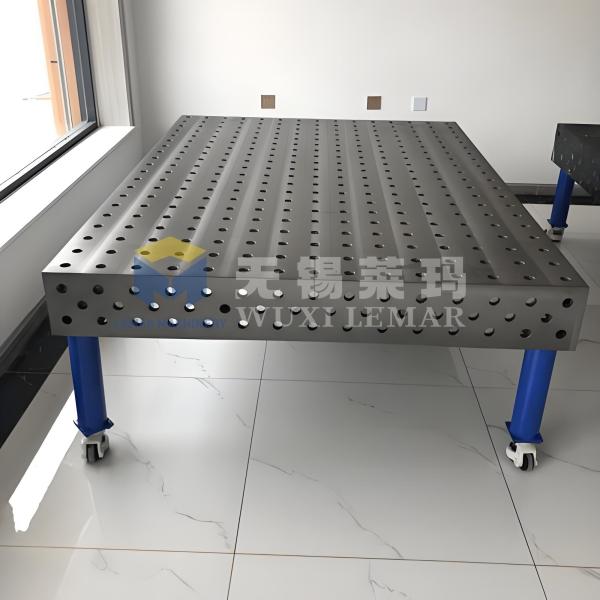 Quality D16 Steel 3D Welding Table with Anti-Deformation Ribbed Design for sale