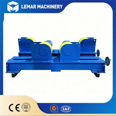 China 10 Ton Load Capacity Adjustable Spacing Variable Speed Welding Rotator Turning Roll for sale
