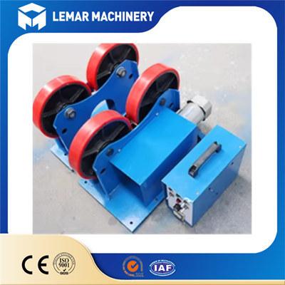China 1 Ton Self-Adjusting Welding Rotator with PU Rubber Roller for Cylinder Vessel Welding for sale