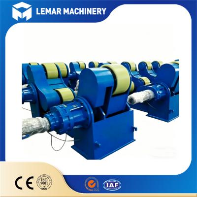 China 20Ton Load Capacity Automatic Self-Adjusting Welding Rotator with PU Polyurethane Rollers for Heavy-Duty Welding for sale
