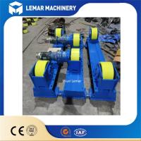 China 10Ton Manual Adjustable Welding Turning Roller Variable Frequency for Pressure Vessel Circumferential Welding for sale
