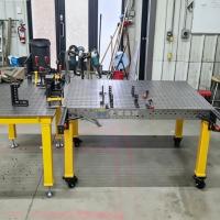 China D16 12mm Thick Modular Perforated 3D Welding Table for sale