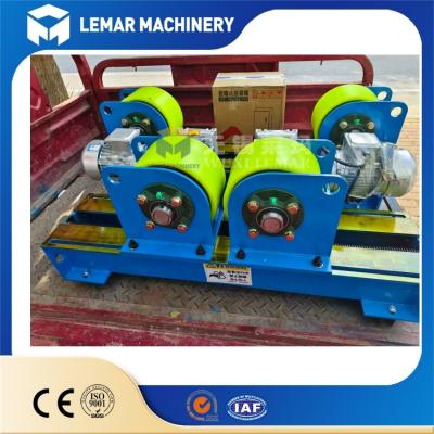 China 3 Ton Adjustable Welding Turning Rolls Small Pipe Tank Welding Roller Frame for sale