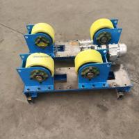China 3 Ton Adjustable Welding Turning Rolls Small Pipe Tank Welding Roller Frame for sale