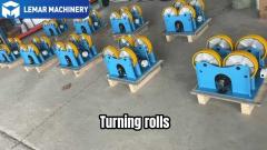 Automatic rotating welding rollers