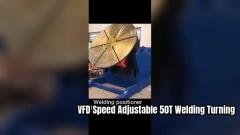 50 Ton Heavy Duty Welding Positioner For Tank Welding