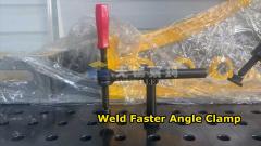 180°/45° Telescopic Welding Table Clamp for D16 Welding Table