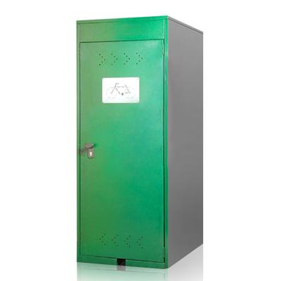 China Public Bicycle Storage Secure Parking Metal Bike Storage Locker for sale