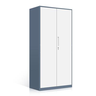 China Double Color Full Height Office Furniture Metal Storage Cabinet For Staff for sale