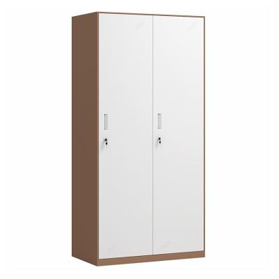 China 2 Doors Full Height  Metal Clothes Storage Locker For Changing Room for sale