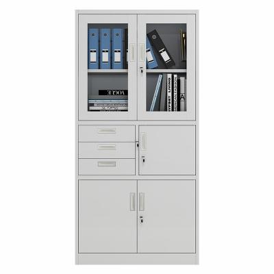 China Light Gray 3 Drawers Waterproof Metal Storage Cabinet for sale