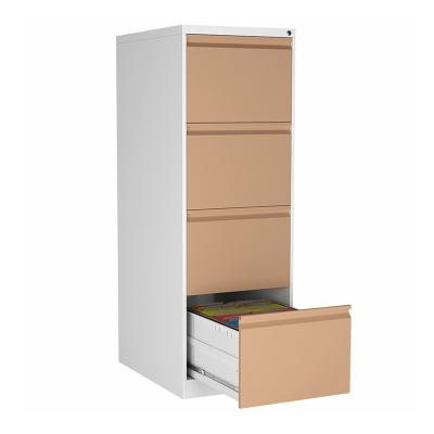 China 4 Drawers Steel Office Room Double Color Metal Filing Cabinet for sale