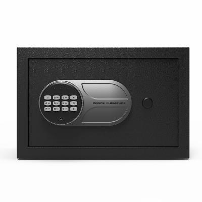 China Black Home Office Mini Fireproof Safe Box Fashion Digital Password Mini Key Safe Box for sale