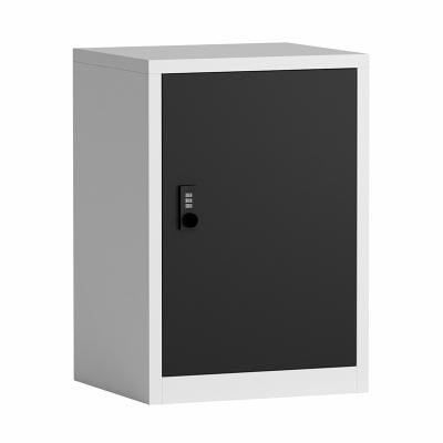 China Small Gym Use Metal Storage Cabinet Black Steel Digital Lock Metal Locker Organizer for sale
