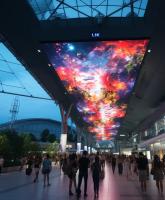 China P3 Outdoor LED Display Screen 3840Hz Refresh Rate 3000cd/m² Brightness IP65 Rated for Ceiling Mount Installation for sale