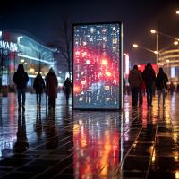 China P3.91 Outdoor LED Display with 5500-8500nit Brightness and 3.91mm Pixel Pitch - Weatherproof Energy Saving for sale