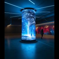 China P3 Flexible LED Screen Display Panel with 5500-8500nit Brightness and Adjustable Color Temperature for sale