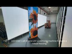 P3 Gekrompen LED-scherm 14 bit Grijzige schaal Pixel Pitch 3 mm LED-scherm