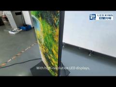 Indoor Flexible LED Curtain Screen P3.91 / P4 / P4.81 Dynamic LED Display