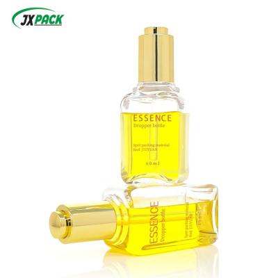 China PET Plastic Essential Oil Dropper Bottles 60ML 100ML For Cosmetic Packaging for sale