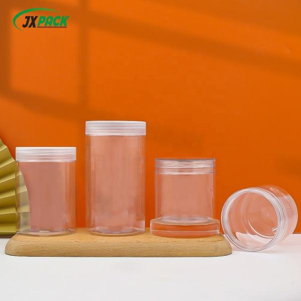 Quality 80ml-500ML PET Plastic Bottle Recyclable For Transparent Food Plastic Can for sale