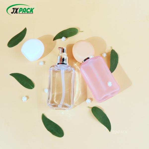 Quality Screen Printing Square PETG Spray Bottle 100ml 150ml Custom Design With Mist for sale