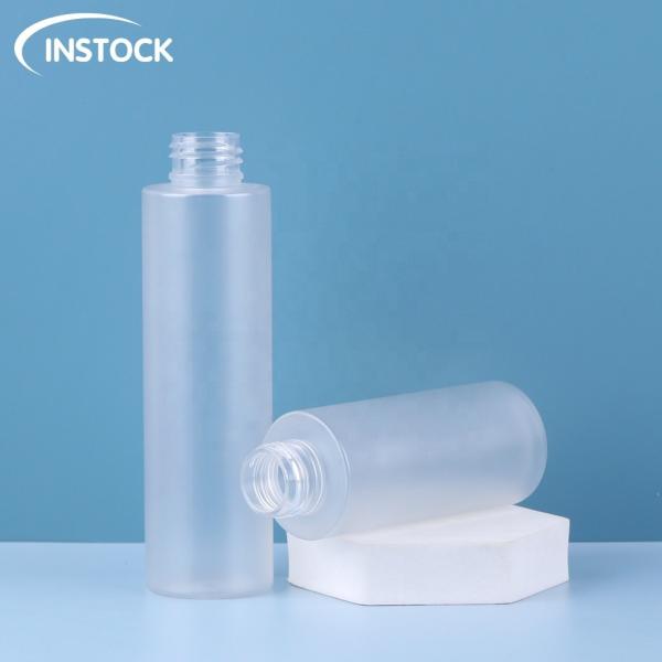 Quality Customized PET Plastic Cosmetic Bottle Round For Nail Polish / Skincare for sale