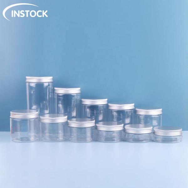 Quality 50ml-500ml Food PET Honey Jar Lightweight Recycled Plastic Jars With Lids for sale