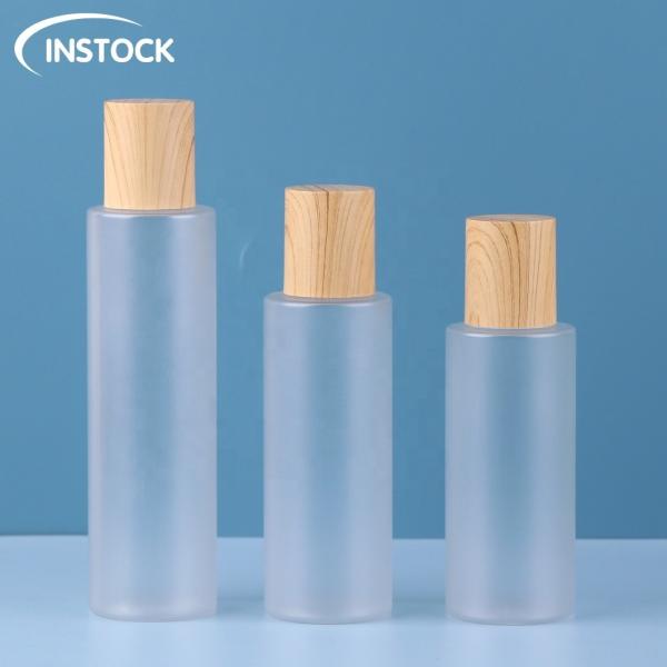 Quality Customized PET Plastic Cosmetic Bottle Round For Nail Polish / Skincare for sale