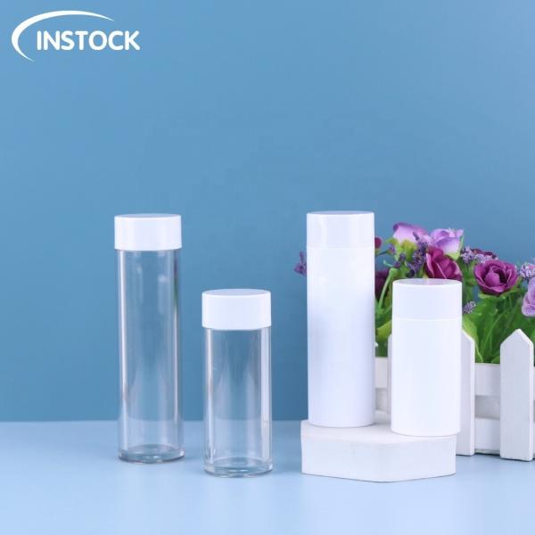 Quality Empty Plastic Bottles 30ml 50ml With Screw Cap For Medicine Capsule Pet Pill Bottles for sale