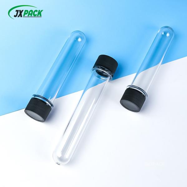 Quality Transparent PET Bottle Tube 60ml Cosmetic Bottle Preform For Food / Candy for sale