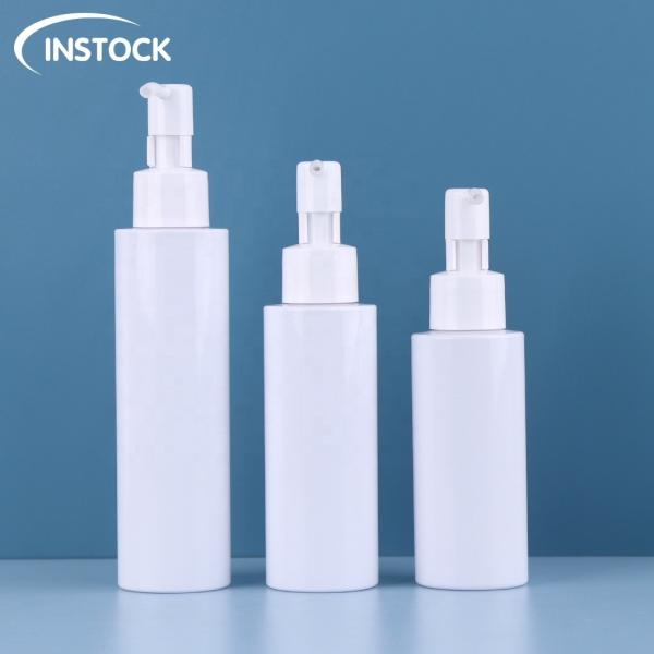 Quality 100ml 120ml 150ml White Transparent PET Toner Bottle For Cosmetics Emulsion for sale