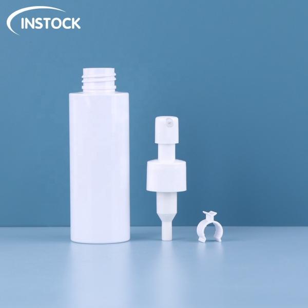 Quality 100ml 120ml 150ml White Transparent PET Toner Bottle For Cosmetics Emulsion for sale