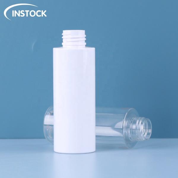 Quality 100ml 120ml 150ml White Transparent PET Toner Bottle For Cosmetics Emulsion for sale