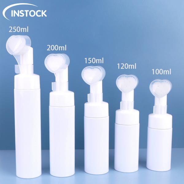 Quality Hand Soap Dispenser Bottle 100ml - 250ml Plastic PET Face Cleanser Bottle for sale