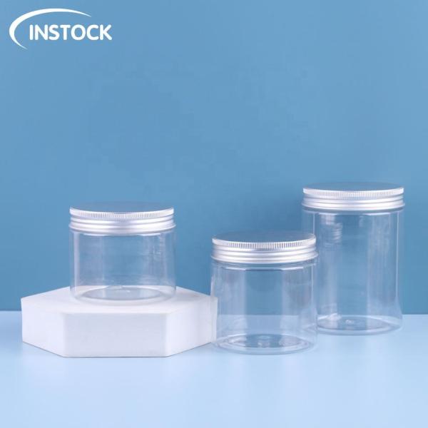 Quality 50ml-500ml Food PET Honey Jar Lightweight Recycled Plastic Jars With Lids for sale