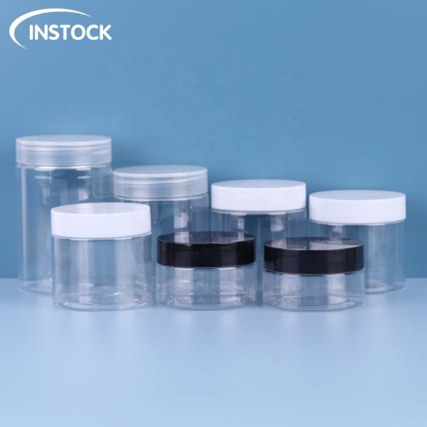 Quality Recyclable PET Plastic Jar 50ml 60ml 100ml 120ml 150ml 200ml 250ml for sale