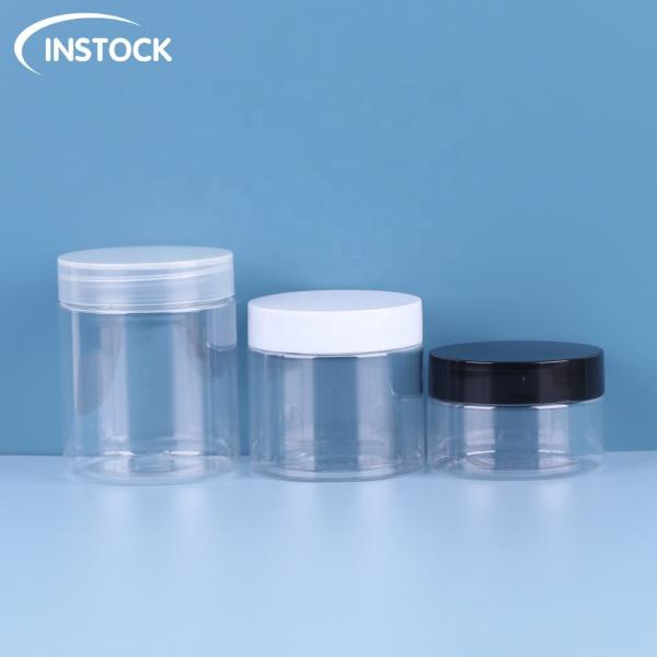 Quality Recyclable PET Plastic Jar 50ml 60ml 100ml 120ml 150ml 200ml 250ml for sale